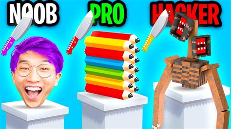 Can We Go NOOB Vs PRO Vs HACKER In SLICE IT ALL SUPER SATISFYING APP GAME Can We Go NOOB Vs PRO Vs HACKER In SLICE IT ALL SUPER SATISFYING APP GAME