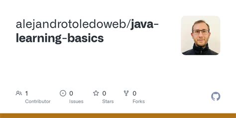 Github Alejandrotoledowebjava Learning Basics