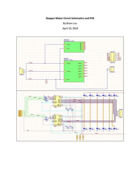 Stepper Motor Schematics And PCB PDF