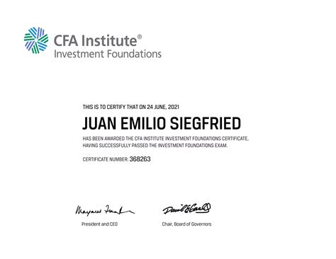 Investment Foundations Certificate CFA Institute PDF Financial Industry Industries