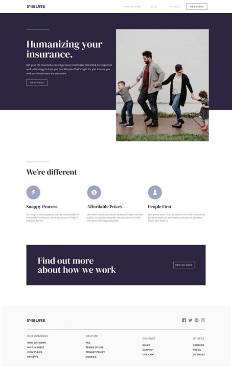 Frontend Mentor Insure Landing Page With Css Grid And Flexbox Coding Challenge Solution
