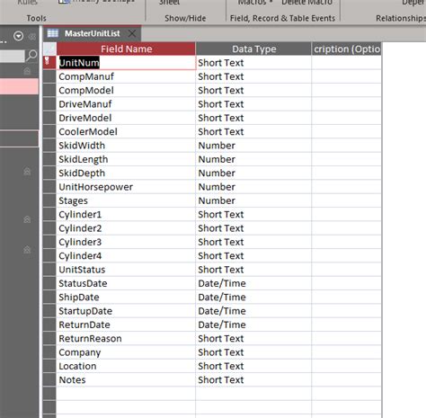 Dumb Question Description Column Width Uneditable Access World Forums