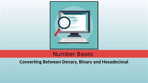 Number Bases Lesson Pack Converting Denary Binary And Hexadecimal Gcse Teaching Resources