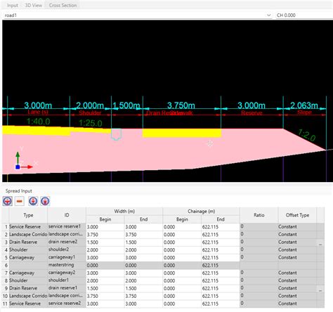 Customizing Road Width Element Mes Innovation Sdn Bhd