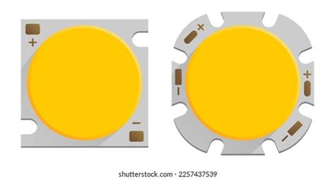 High Power Cob Led Modules Chip Stock Vector Royalty Free Shutterstock