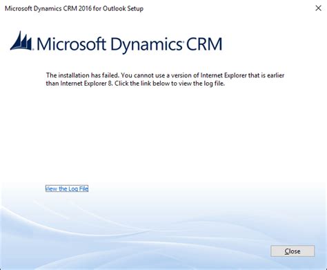 Issue Installing Crm 2016 For Outlook On Windows 10 Readyxrm