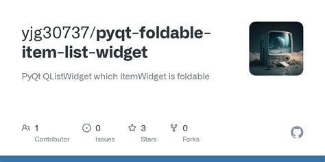 GitHub Yjg30737 Pyqt Foldable Item List Widget PyQt QListWidget
