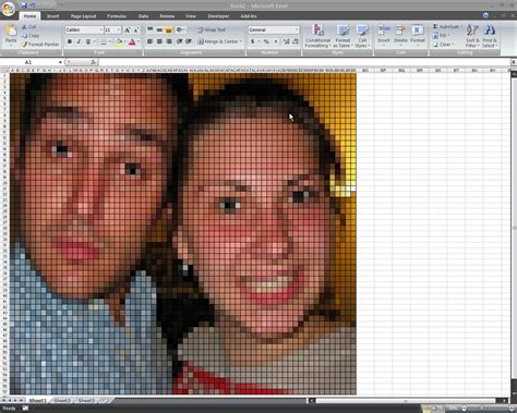 Dina And Kb Excel Art Excel Excel Art Flickr