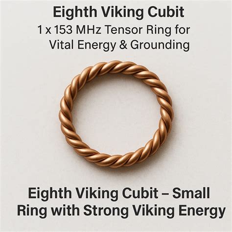 Eighth Viking Cubit 1 X 443 Mhz Tensor Ring Copper Collections
