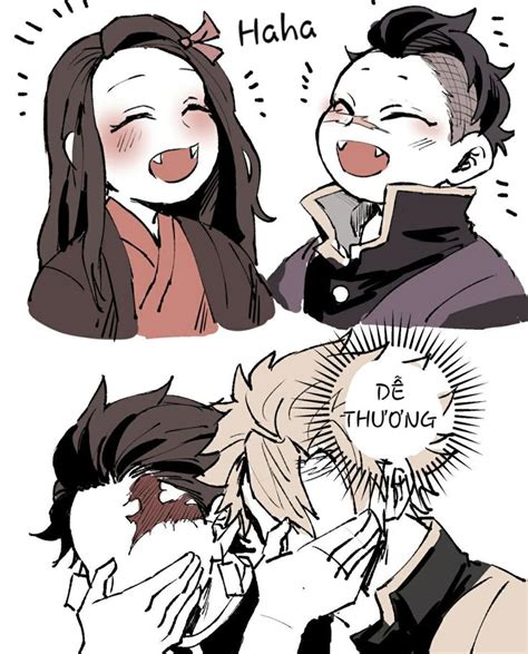 《kimetsu No Yaiba》fanart Doujinshi Nezuko X Genya Demon King Anime Slayer Anime Chibi