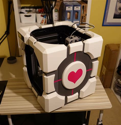 Companion Cube P1p Mod Bambu Lab Por Neil3dprints Descargar