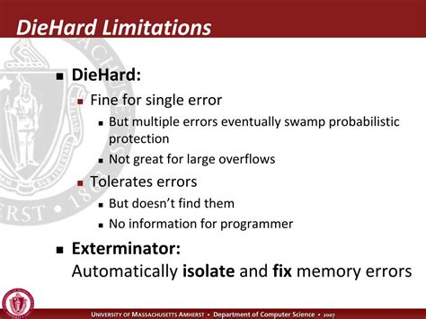 Ppt Exterminator Automatically Correcting Memory Errors With High