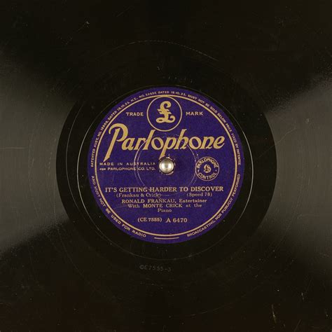 Its Getting Harder To Discover Ronald Frankau Free Download Borrow And Streaming