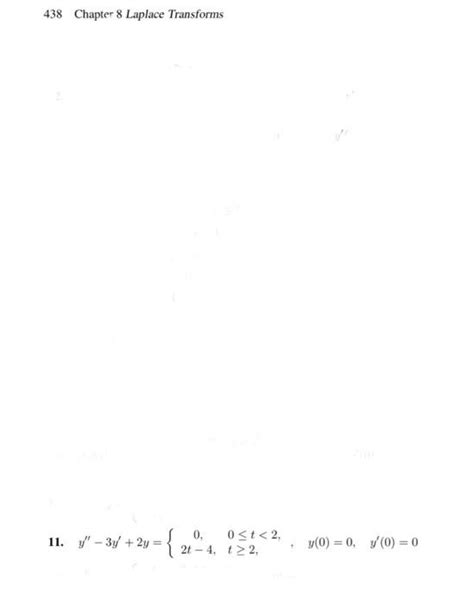 Solved 438 Chapter 8 Laplace Transforms 11