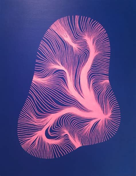 Clint Fulkerson Tributaries Acrylic On Wood Panel X Zen Doodle Art Aesthetic