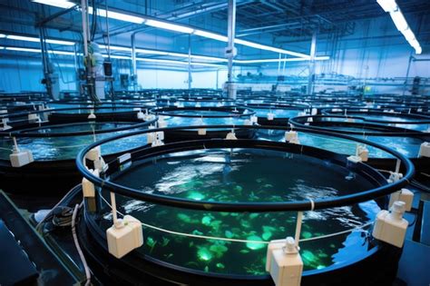 Premium Ai Image Smart Monitoring Technology In Aquaculture Tanks