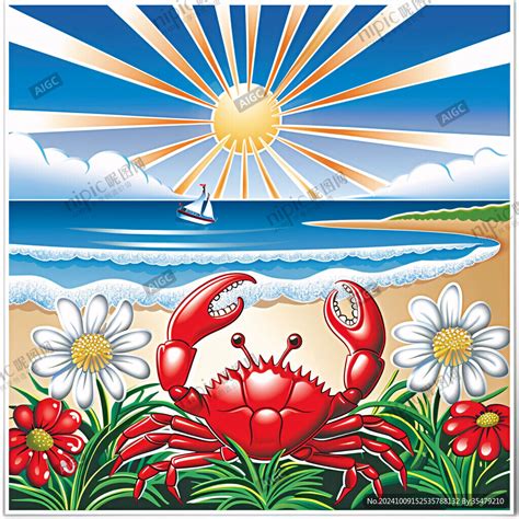 Ai创作图螃蟹挂图螃蟹 螃蟹挂图 大闸蟹壁画 螃蟹挂画 卡通螃蟹海报 螃蟹墙体海报 卡通螃蟹海报插画 螃蟹户外广告设计 螃蟹卡通插画 卡通螃蟹