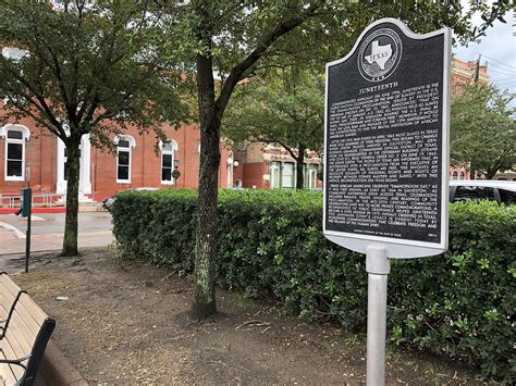 Galveston Com Historical Marker Juneteenth Galveston Tx