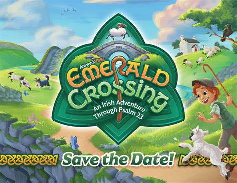 Emerald Crossing Vbs Save The Date Postcard Supplies Answers In