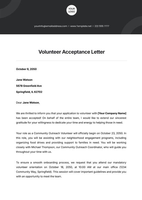 Acceptance Letter Format Preschool Acceptance Letter Complete With