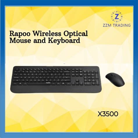 Rapoo X3500 Wireless Optical Mouse And Keyboard Zzm Trading Lazada Ph