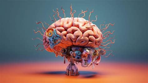 Premium Ai Image Generative Ai Human Brain And Artificial