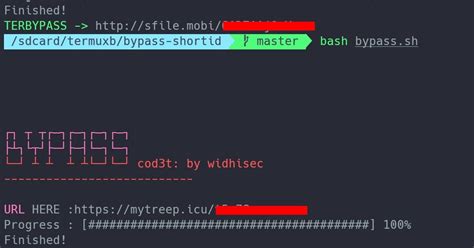 Bypass Shortlink Shortid Menggunakan Termux Nikkixploit