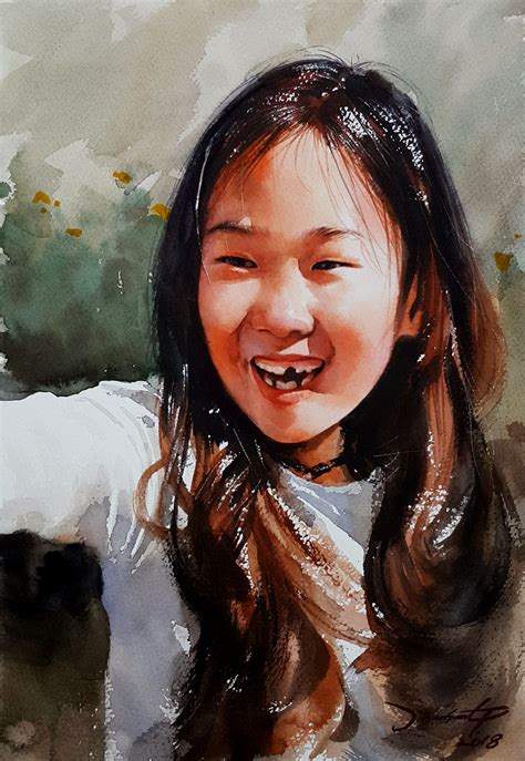 수채화 인물 인물화 watercolor Watercolor portrait painting Watercolor portraits Portrait painting