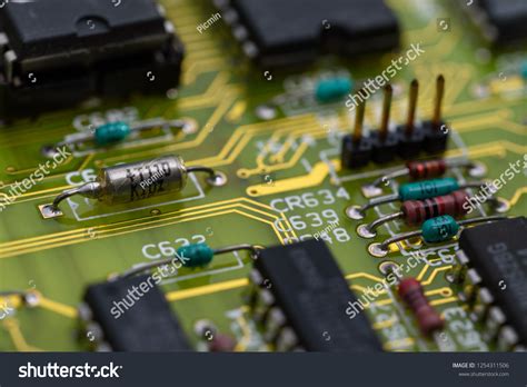 Analog Electronic Circuit Board Printed Circuit Stock Photo 1254311506 Shutterstock