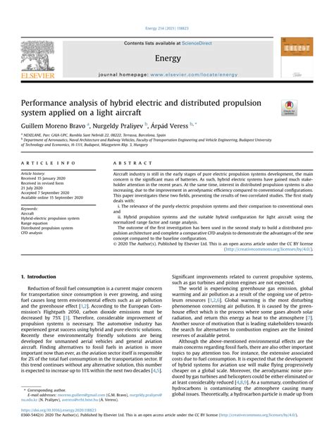 Pdf Performance Analysis Of Hybrid Electric And Distributed