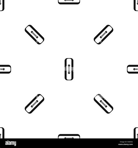 Sewn Rectangular Button Pattern Seamless Black Stock Vector Image And Art Alamy