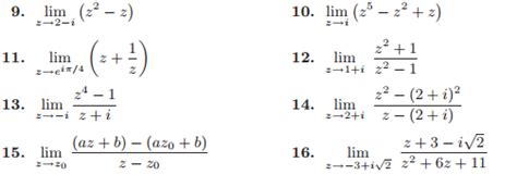 solved in problems 9 16 use theorem 2 2 and the basic limits 15