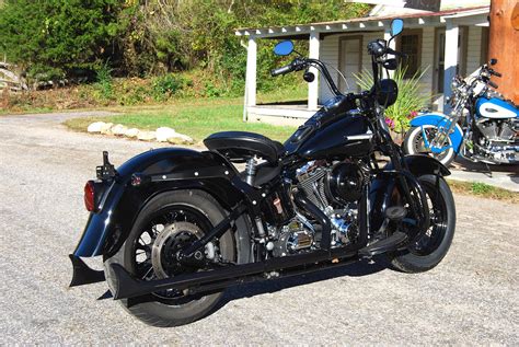 2006 Harley Softail Heritage Springer Classic Custom Black Bobber Old