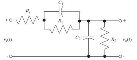 Solved Find The Transfer Function Of The Following RC Chegg