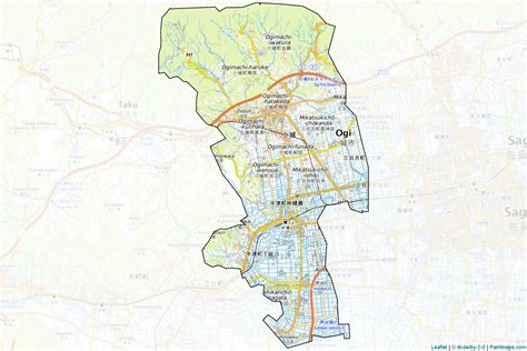 sample maps of ogi generated with map cropping masking tool