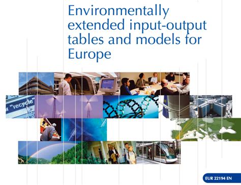 Environmentally Extended Input Output Tables And Models For Europe