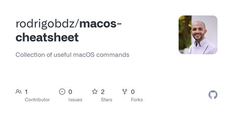 github rodrigobdz macos cheatsheet collection of useful macos commands