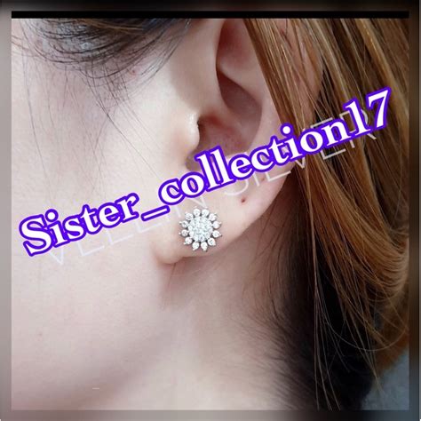 Jual Giwang Perak 925 Anting Tusuk Perak 925 Lapis Emas Putih Anting Cewek S455 Shopee Indonesia