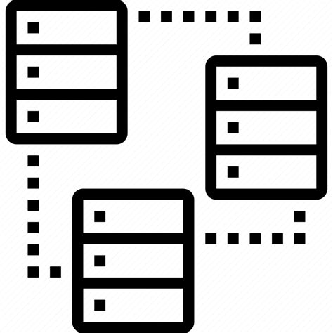 Communication Connect Database Network Server Sync Three Icon Download On Iconfinder