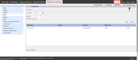 Configure ISE Radius Authentication For Secure Firewall Chassis Manager FCM Cisco