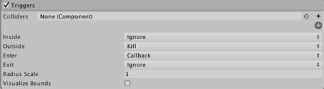 Unity Manual Triggers Module