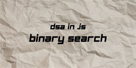 Binary Search Dev Community