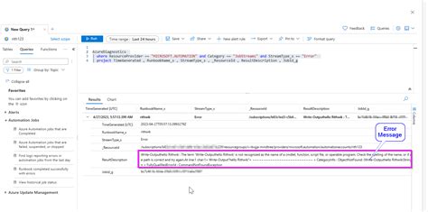 Catch Error When Analysis Services Refresh Fail Through Webhook Adf Stack Overflow