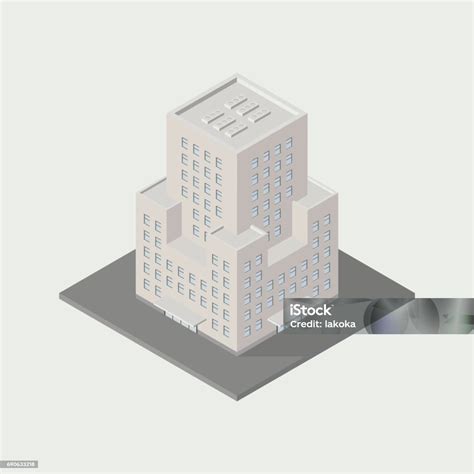 벡터 아이소메트릭 아이콘 Ofice 도시 인프라 아키텍처 3d 요소 대표 하는 도시 지도 창조에 대 한 낮은 폴 리 건물 건물 0명에 대한 스톡 벡터 아트 및 기타 이미지