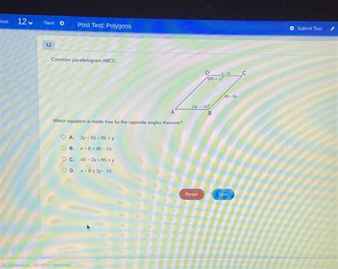 Solved Ious 12 Next Post Test Polygons Submit Test 12 Consider