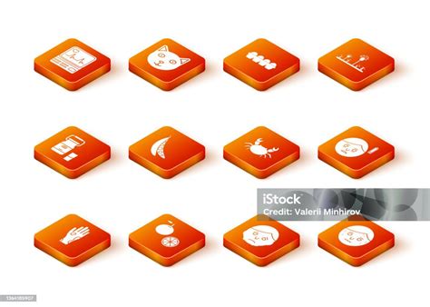 건선이나 습진 오렌지 과일 우유 신장 콩 염증 면 게 남자 과도한 땀이 나는 피로 아이콘을 위한 용기를 수 있습니다 벡터 3차원 형태에 대한 스톡 벡터 아트 및 기타 이미지