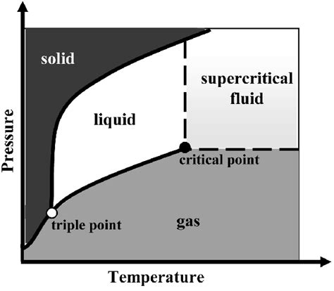 20 Schematic Phase Diagram For A Pure Substance Download Scientific