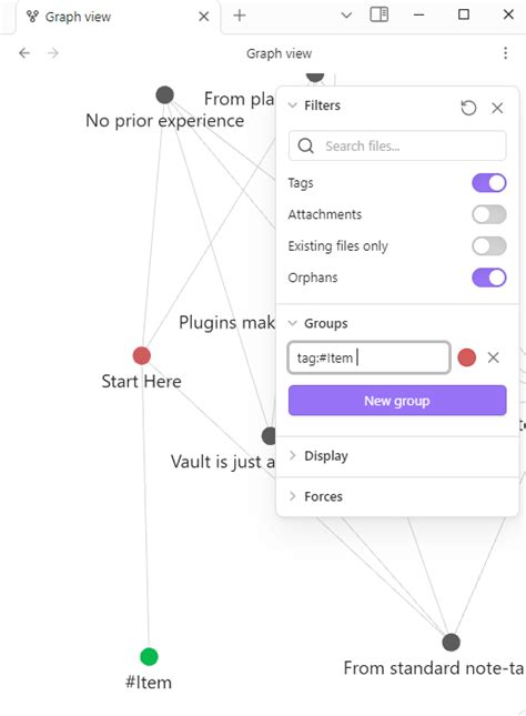 Tags Set In The Properties Ui Are Not Accounted For In Graph View