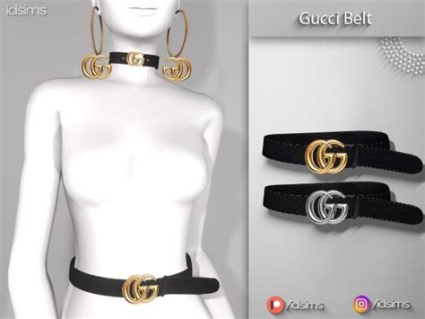 Gucci Belt 3 Versions The Sims 4 Download SimsDomination Sims Sims 4 Babe Sims 4