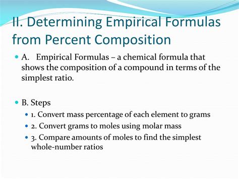 PPT Percent Composition And Empirical Formula PowerPoint Presentation ID